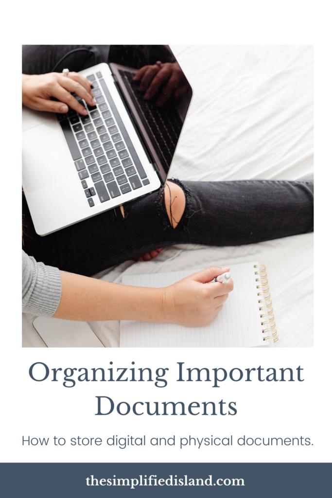 How to Organize Important Documents